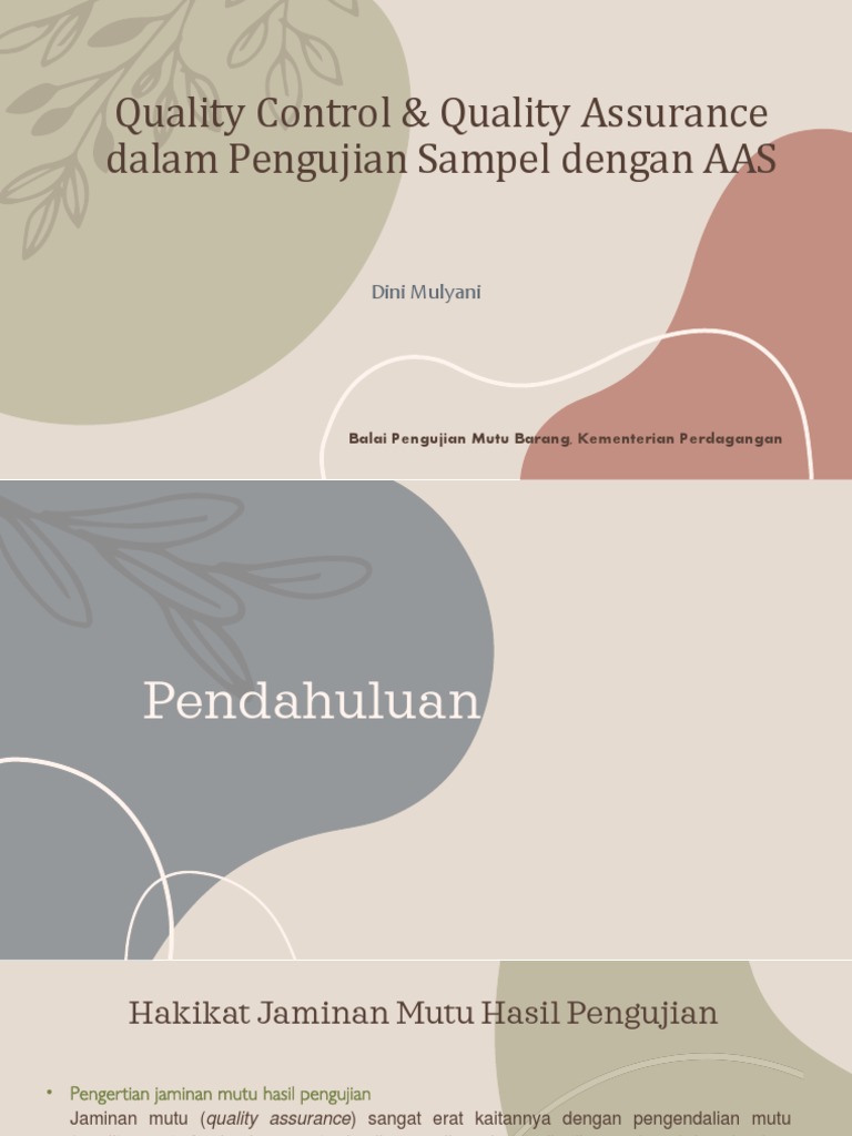 QC QA Pengujian Dengan AAS | PDF