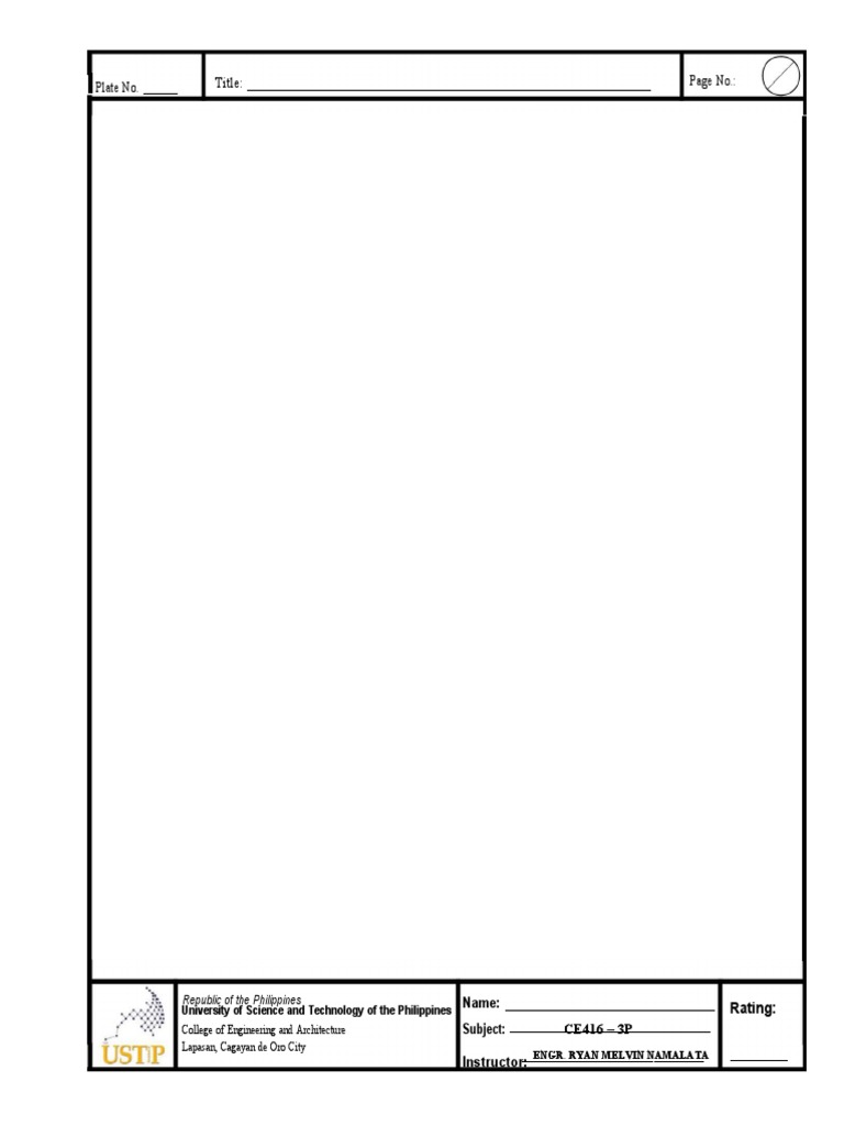 Rcd Plate Template | PDF