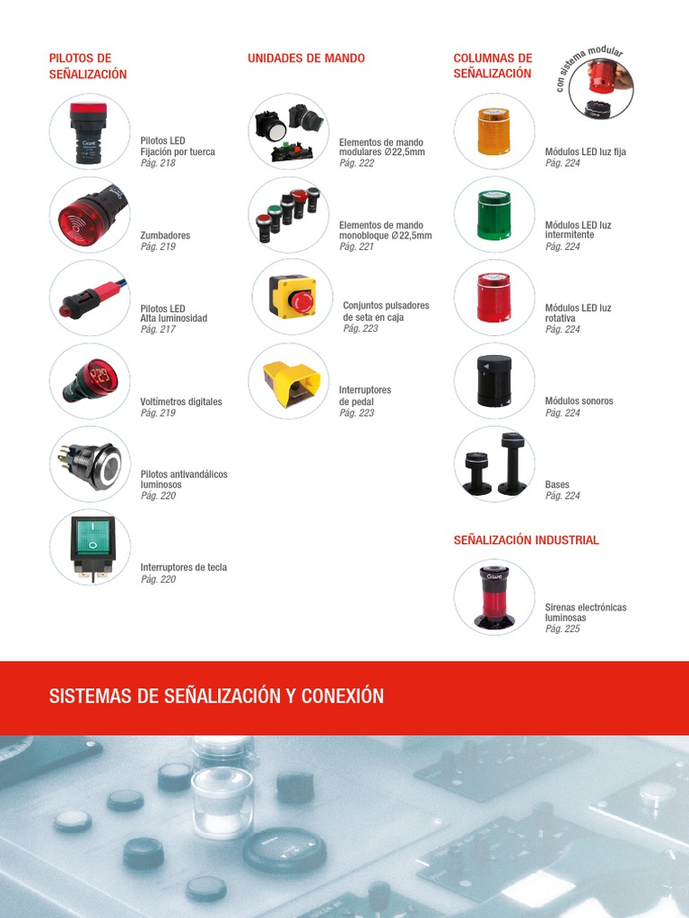 Sistemas de Señalización Industrial LED | PDF | Ingenieria Eléctrica ...