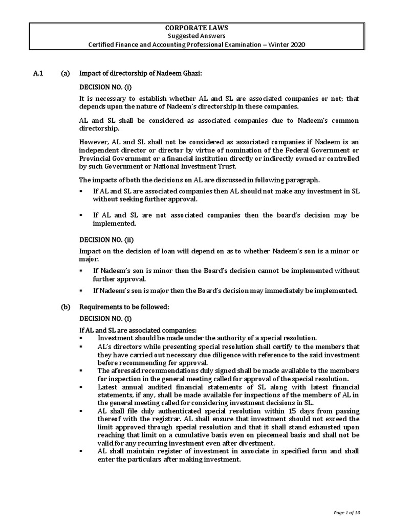 CFAP 2 Winter 2020 | Download Free PDF | Share Repurchase | Non Bank ...