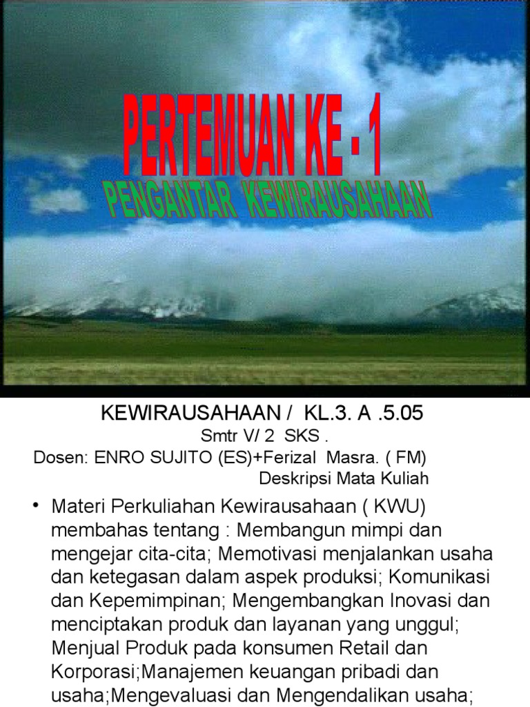 BAB-1 Dan 2.kwu | PDF | Karier & Perkembangan