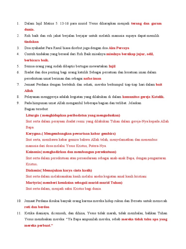 Kunci Jawaban Latihan Pabp PB 16 Dan 17 | PDF | Agama & Spiritualitas