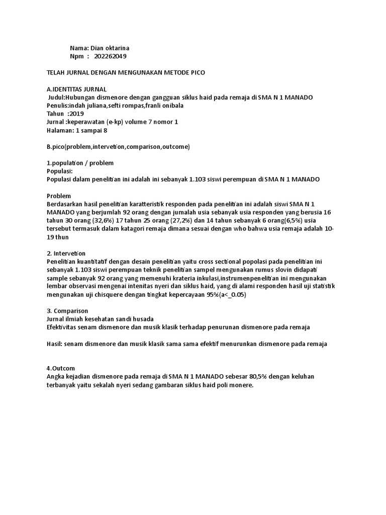 Riviuw Jurnal Pico Dian | PDF