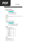Kumpulan Rumus Statistika | PDF