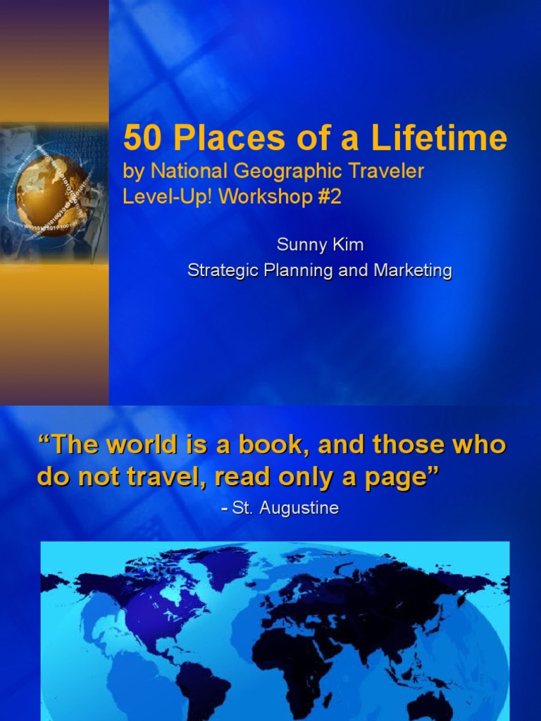 50 Places of A Lifetime Latest | PDF | Alps