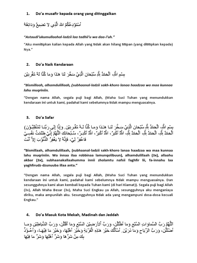 Doa Umroh | PDF | Kajian Bahasa Asing | Agama & Spiritualitas