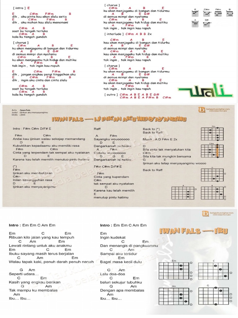 Kunci Chord Gitar | PDF