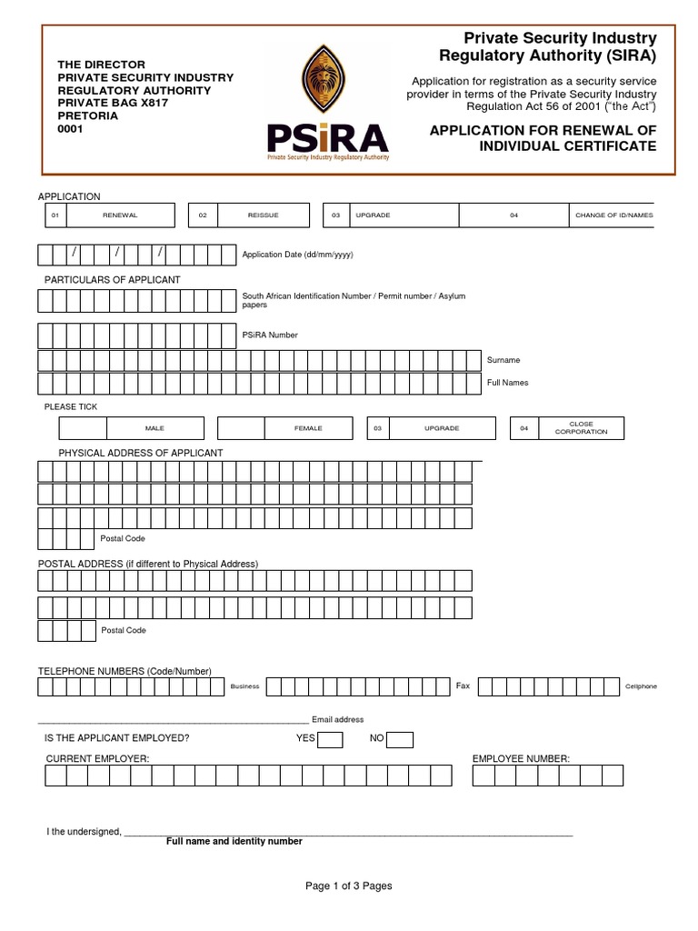 Renewal Certificate Individual Appl Form 2018 - New - May2018 | PDF | Authentication | Access ...