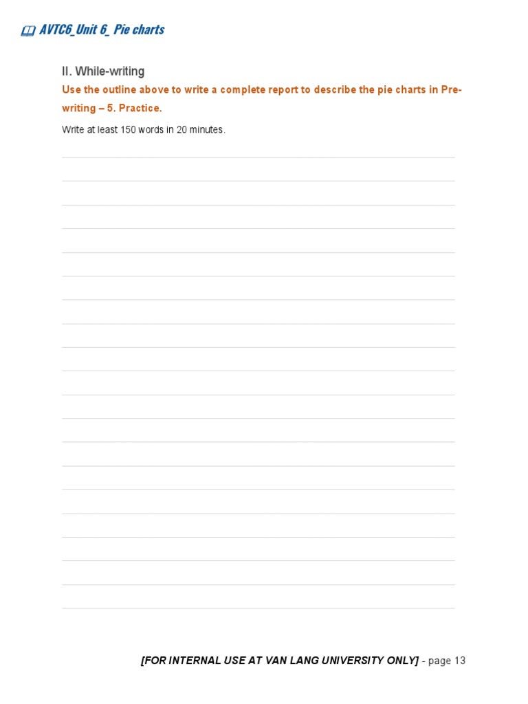 In Class - AVTC6 - Unit 6 - Pie Charts - K26 | PDF