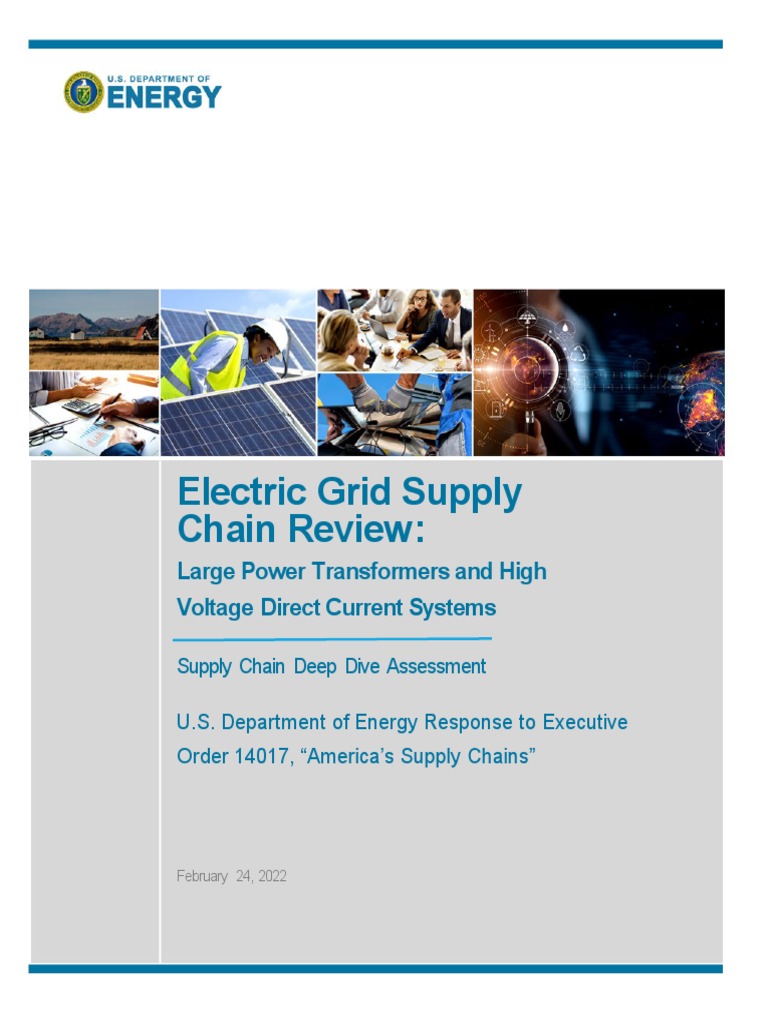 Electric Grid Supply Chain Report - Final | PDF | High Voltage Direct ...