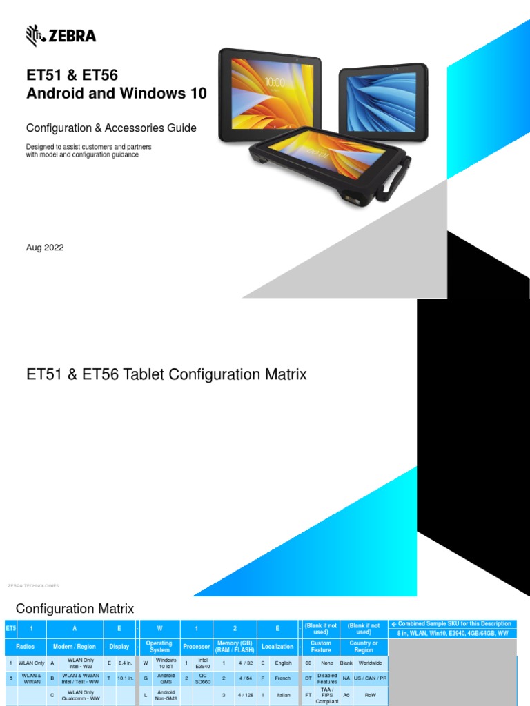 Zebra Et51-56 | Download Free PDF | Point Of Sale | Usb