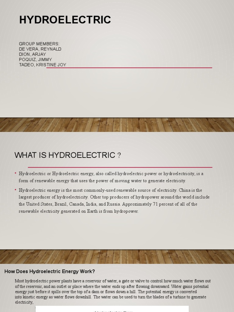 Hydroelectric | PDF | Hydroelectricity | Energy Development