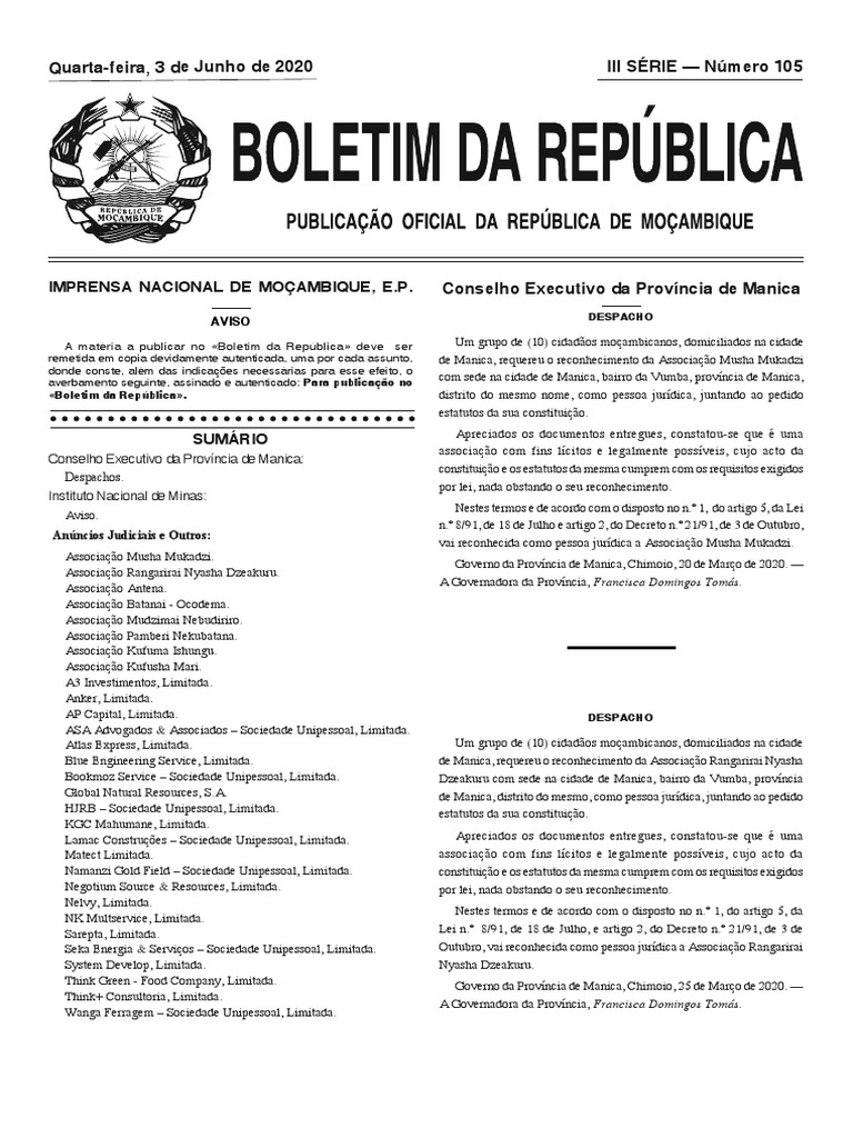BR 105 Iii Serie 2020 | PDF | Constituição | Publicidade
