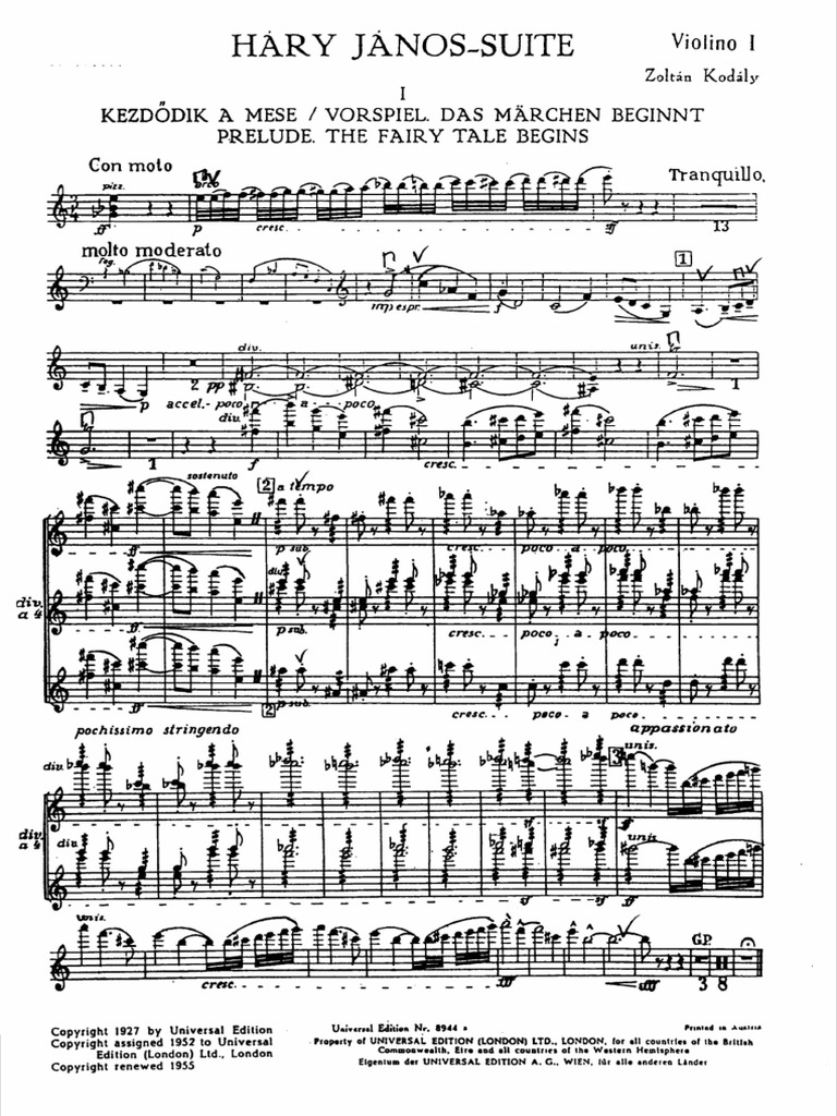 Kodaly Hary Janos | PDF