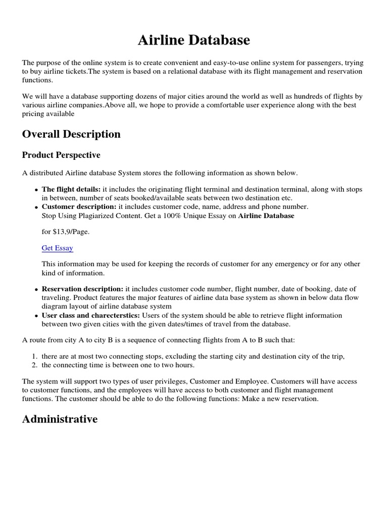 Airline Database | PDF | Databases | Airlines