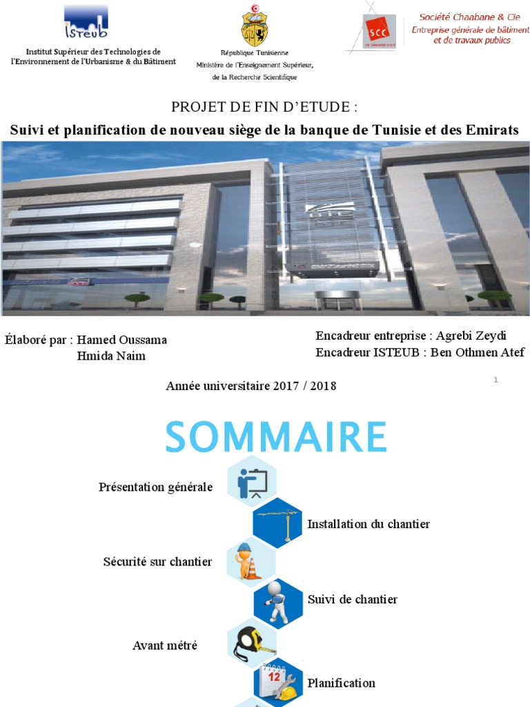 Presentation PFE | PDF | Sols | Ingénierie civile