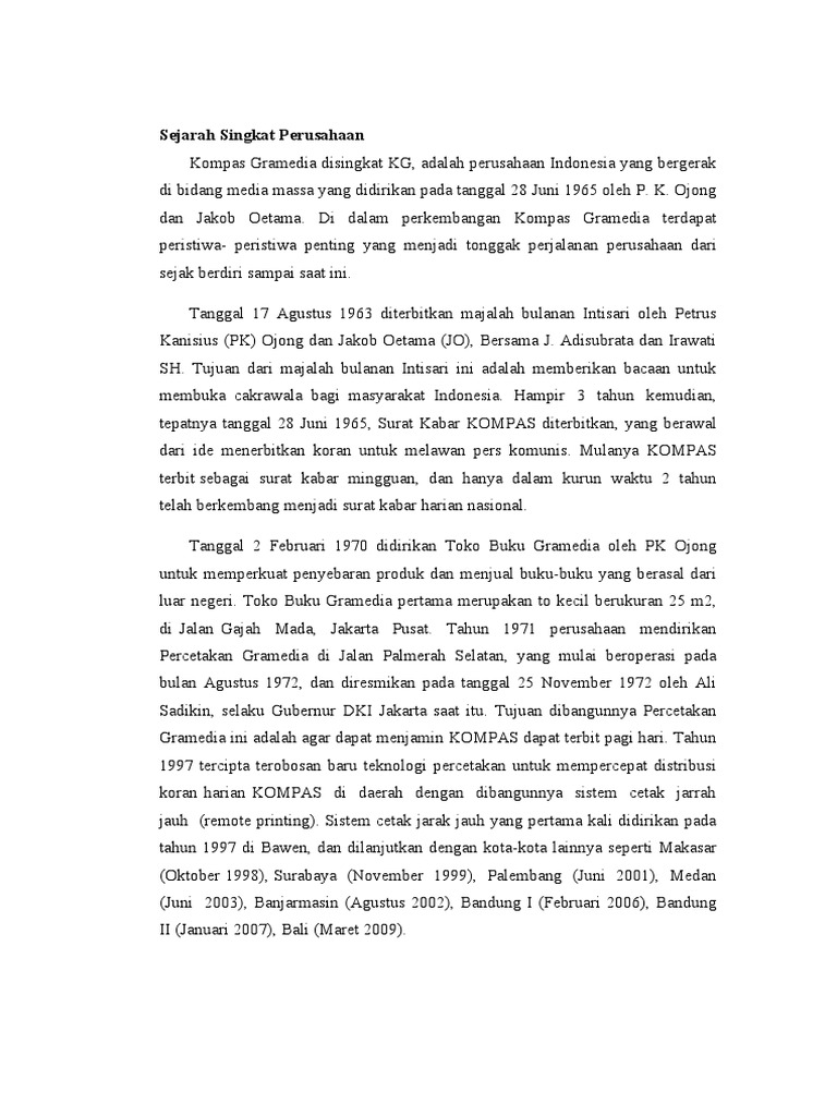 Kompas Gramedia | PDF