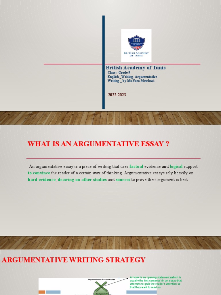 Grade 9 - Argumentative Writing Strategy | PDF | Essays | Argument
