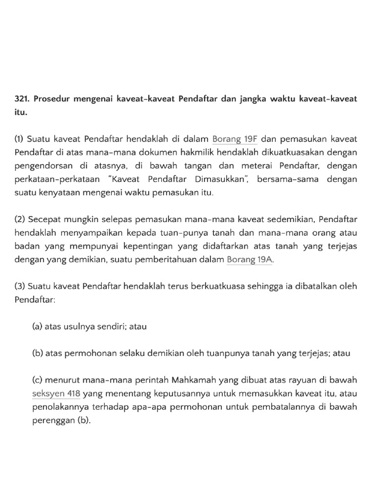 Seksyen 321 KTN | PDF