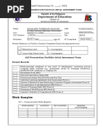 Enclosure No 02 ALS PRESENTATION PORTFOLIO INITIAL ASSESSMENT FORM 1 | PDF | Learning ...