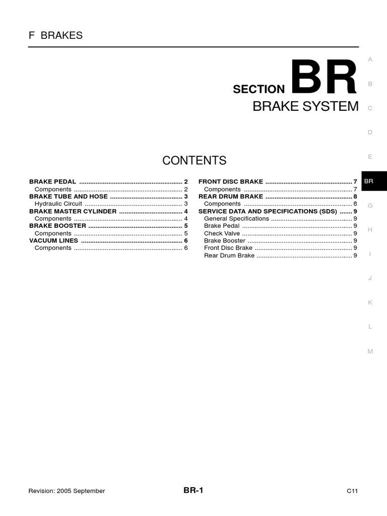 BR - Brake System | PDF | Brake | Anti Lock Braking System