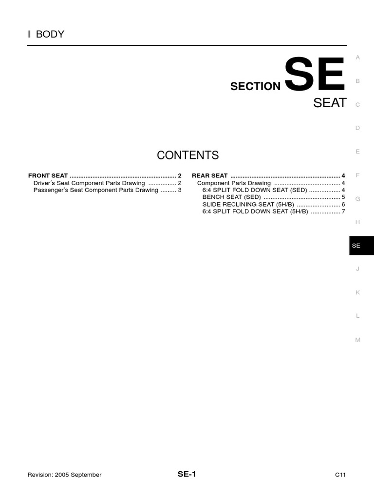 Se - Seat | PDF | Motor Vehicle | Manufactured Goods
