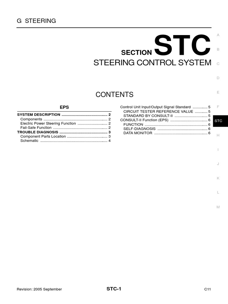 STC - Steering Control System | PDF | Ignition System | Power Supply