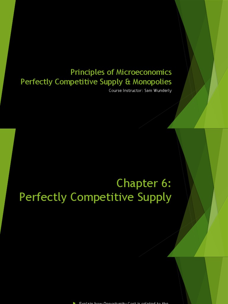 Perfectly Competitive Supply and Monopolies-1 | PDF | Monopoly | Profit ...