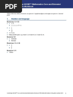 IGCSE Maths 0580 Formula List | PDF