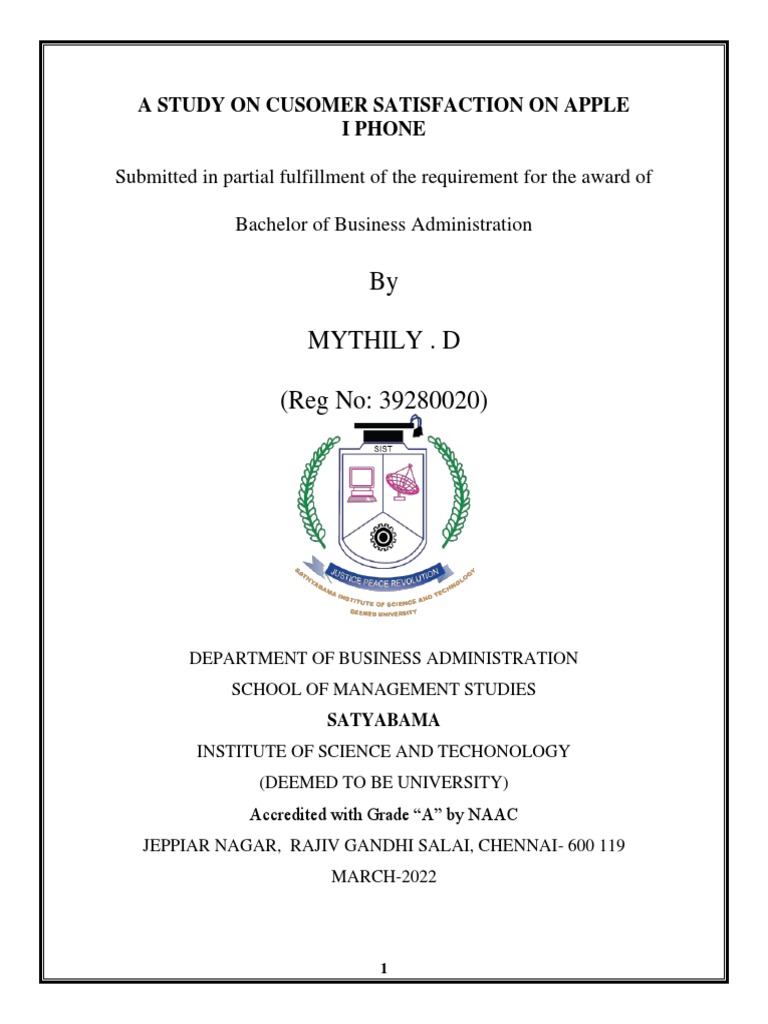 Sample Bba Project | Download Free PDF | Consumer Behaviour | Behavior