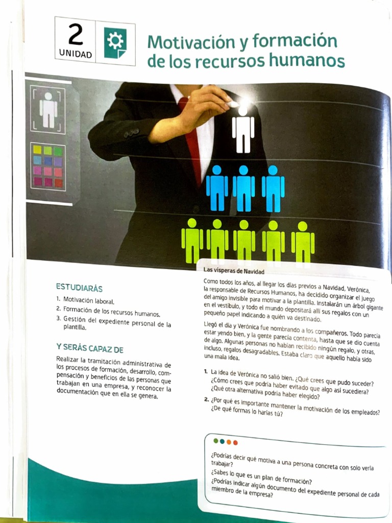 Tema 2. - Motivación y Formación de Los Recursos Humanos | PDF