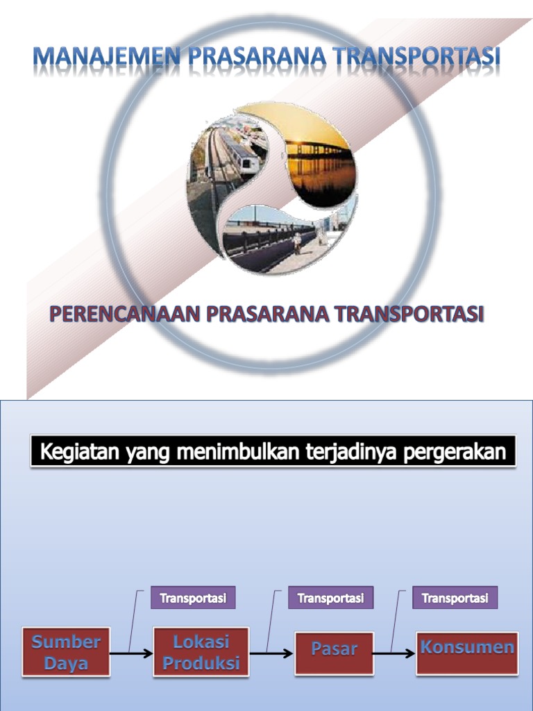 Manajemen Prasarana Transportasi | PDF