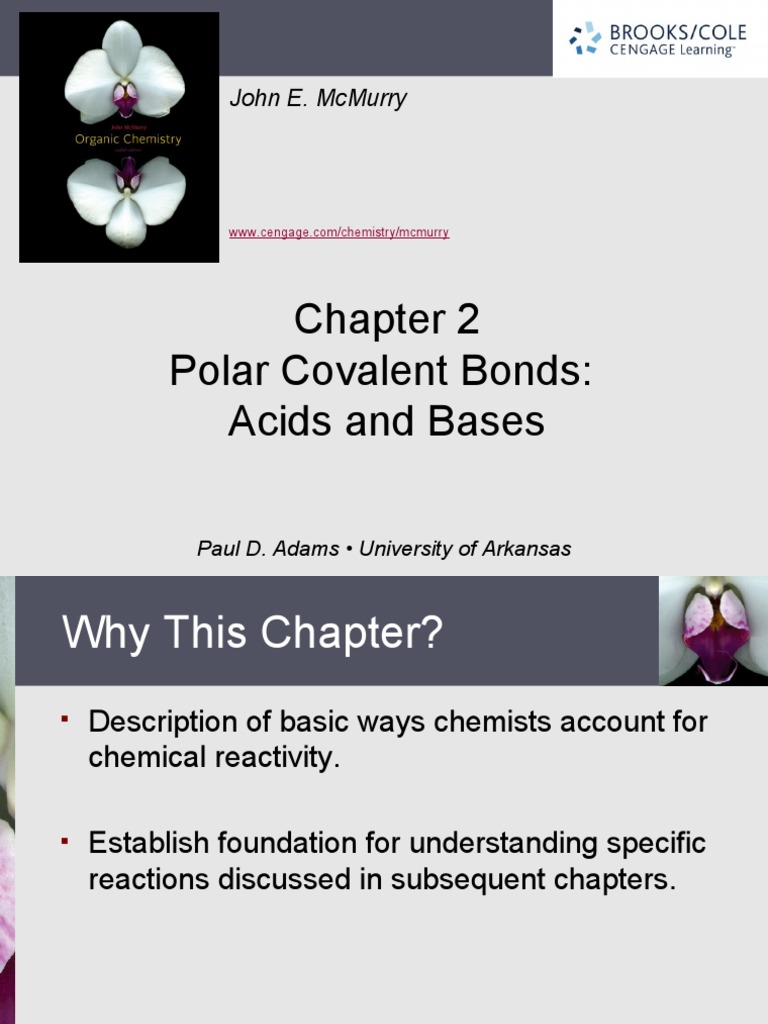 Chapter 2 - Polar Covalent Bonds - Acids and Bases | PDF | Chemical ...