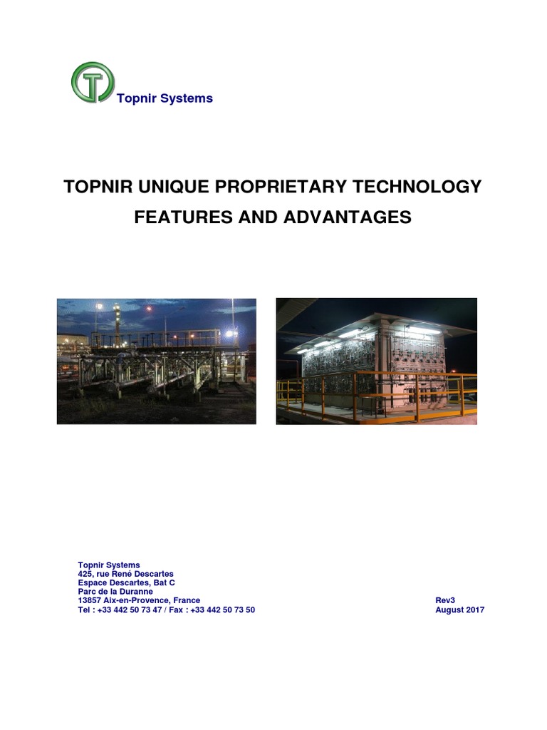 TOPNIR Technology Features and Advantages Rev3 | Download Free PDF | Databases | Graphical User ...