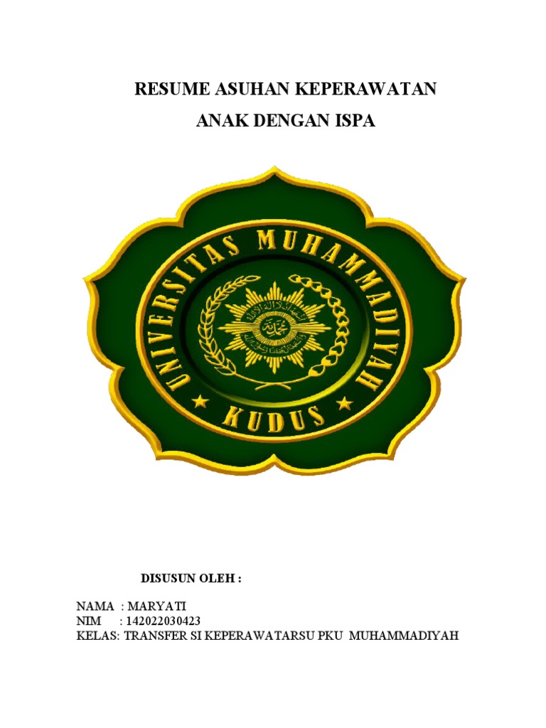 Resume Askep Anak DG Ispa | PDF | Kesehatan Holistik | Sains & Matematika