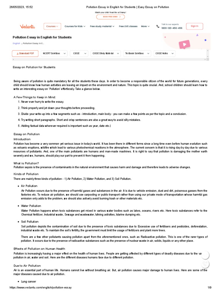 Pollution | PDF | Pollution | Waste