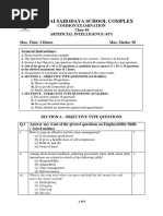 9-Ai-Sample Paper-23 | PDF | Artificial Intelligence | Intelligence (AI ...