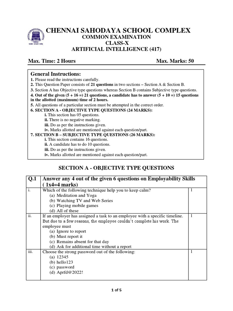 Ai Set B QP | PDF | Artificial Intelligence | Intelligence (AI) & Semantics