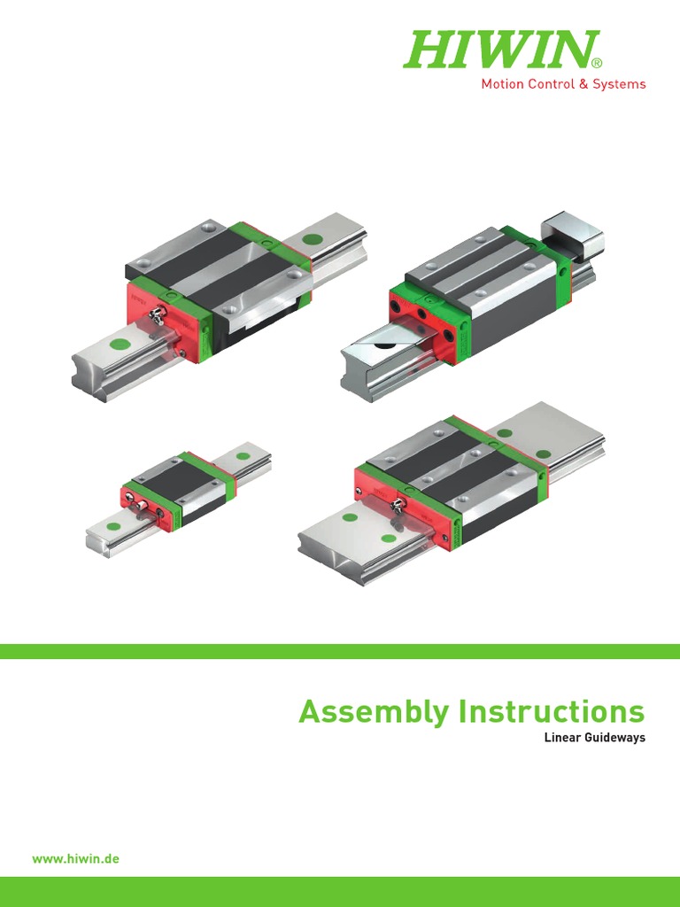Guia Instalacao Guias Lineares Linear Guidewaypdf | PDF | Safety ...