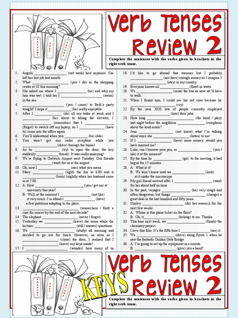 Verb Tenses 2 | PDF