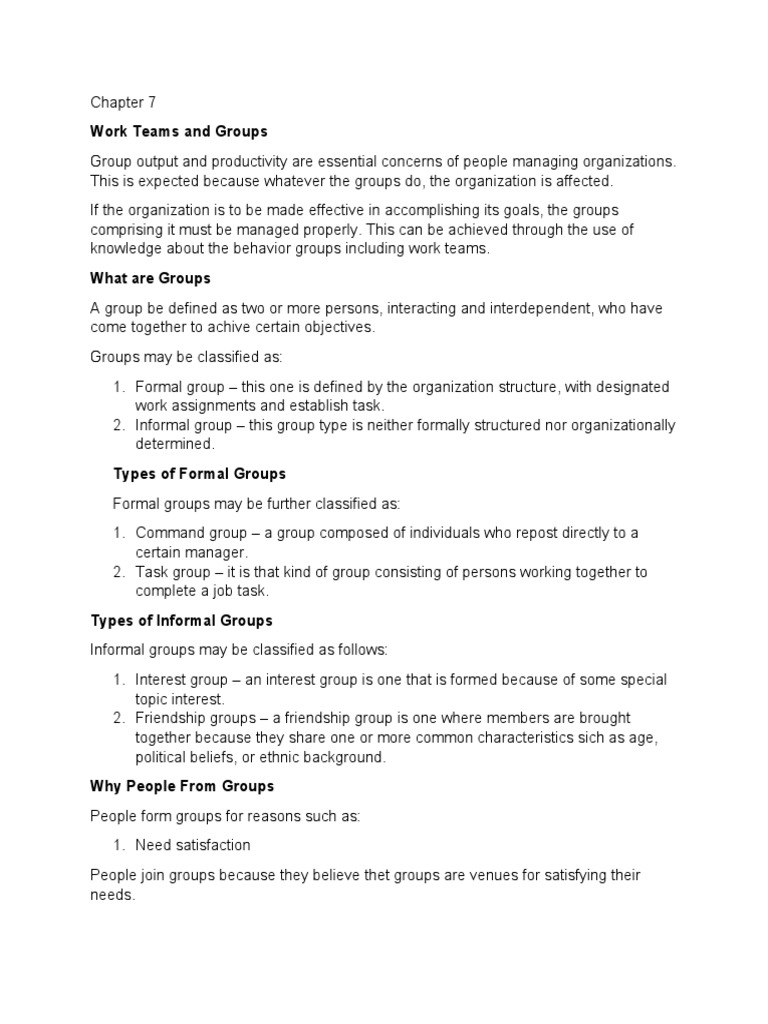 Effective Group Management | PDF | Behavioural Sciences | Social Psychology