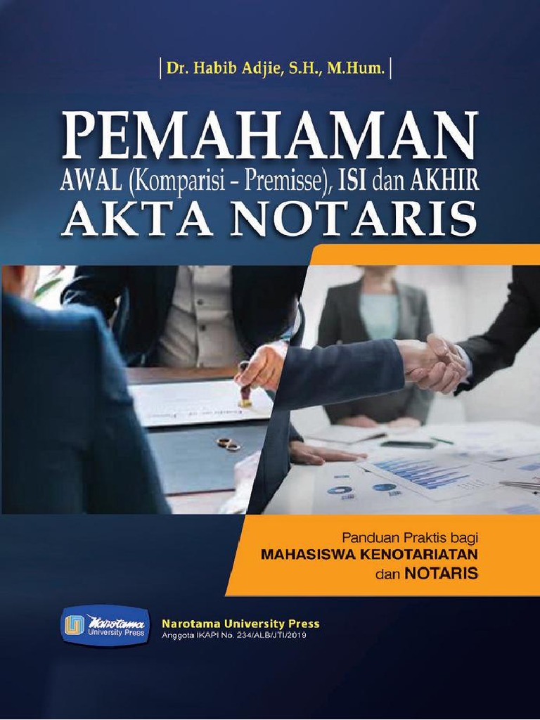 Buku Komparisi - Premisse Akta Notaris | PDF