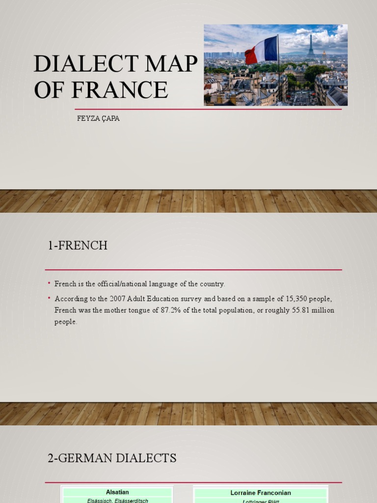 Dialect Map of France | PDF