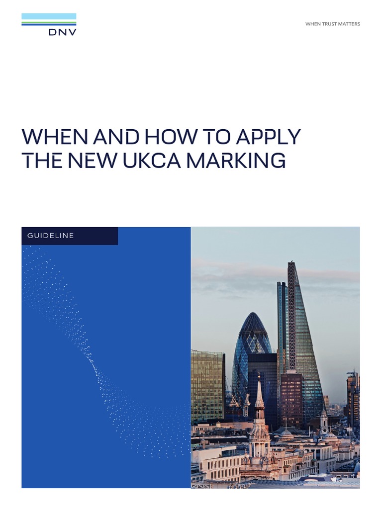 UKCA Marking Application Guide | PDF | Technology & Engineering