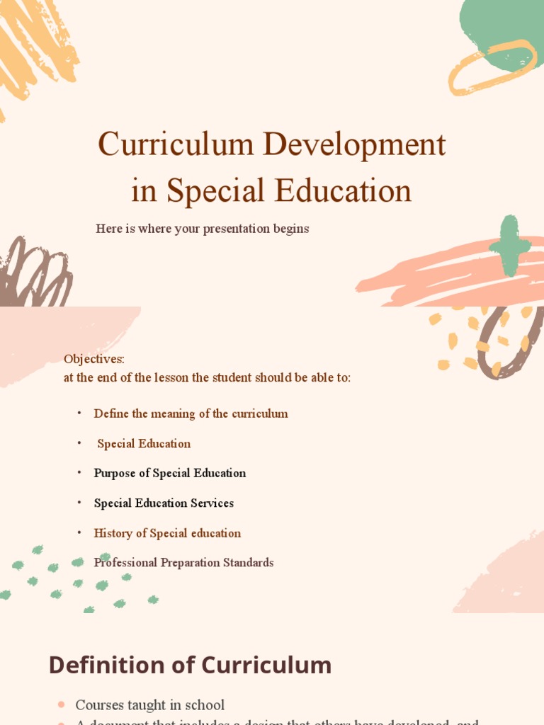 Special Education | PDF | Special Education | Curriculum