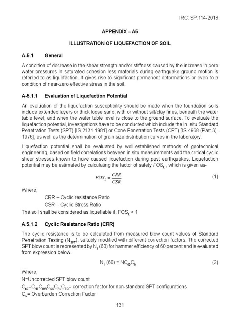 Appendix 5 IRC SP 114 | PDF | Mechanics | Physical Sciences