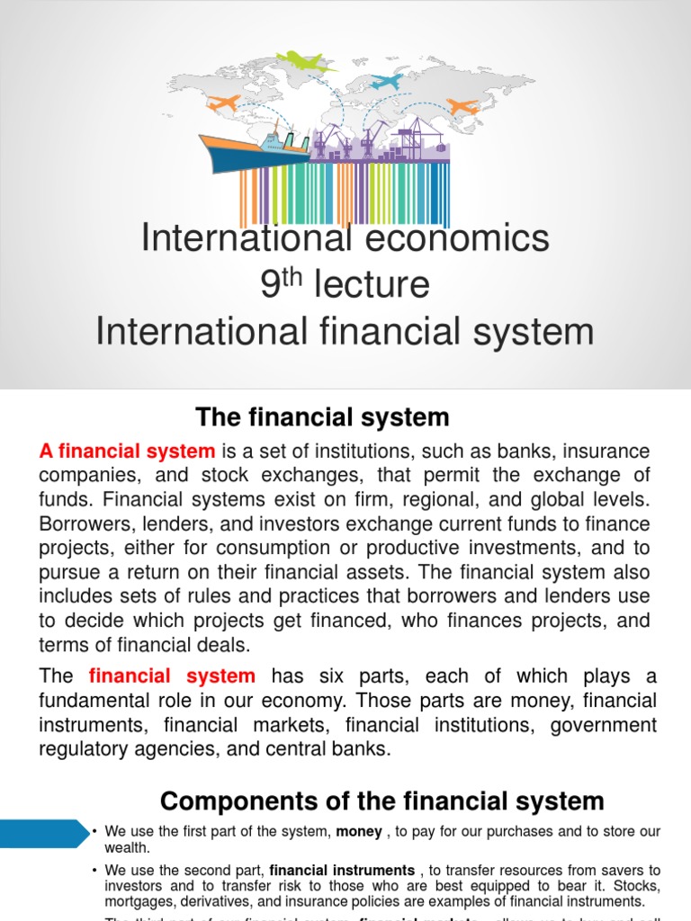Lecture 9 International Financial System | PDF | Special Drawing Rights ...