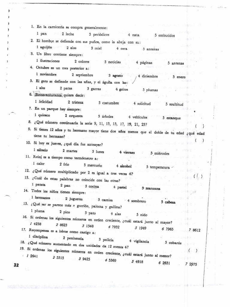 Test de Logica Matematica | PDF