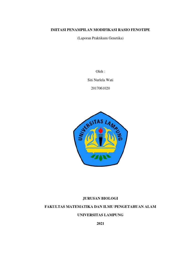 Modifikasi Rasio Fenotipe Jagung | PDF | Sains & Matematika