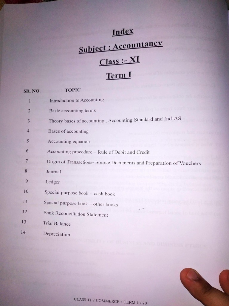 Accountancy HW Class 11 | PDF